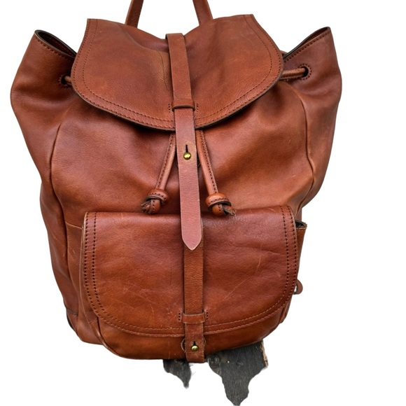 Madewell | Bags | Madewell The Transport Rucksack C930 English Saddle ...